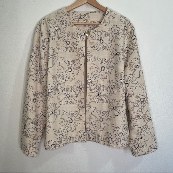 Laura Ashley | Jackets & Coats | Vintage Laura Ashley Silk Blend Floral ...